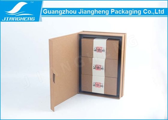 Excellent Durable Custom Paper Tea Gift Boxes With Magnet Rectangle Shape
