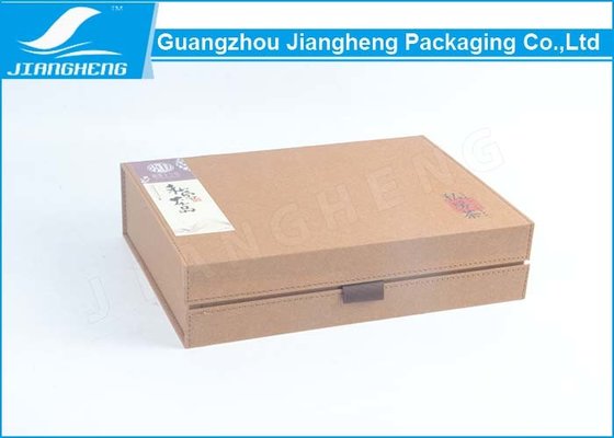 Excellent Durable Custom Paper Tea Gift Boxes With Magnet Rectangle Shape