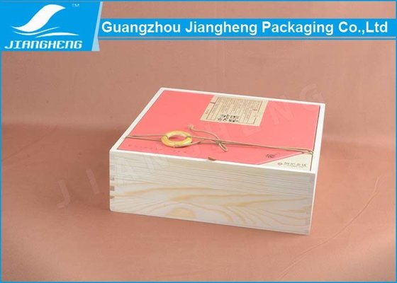 Fancy Book Shaped Type Wooden Gift Box Unfinished Tea Set Box With Printed