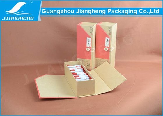 Rigid Paper Cardboard Gift Boxes with Double Door , Tea Packaging Boxes