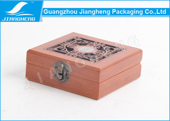 Glossy Surface Window Decorative Wooden Boxes , Customized Gift Wooden Boxes