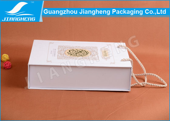 Offset Printed Cardboard Paper Essential Oil Packaging Boxes With Handle