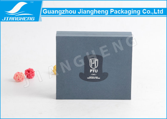 Empty Cardboard Packing Boxes With Logo Spot UV / Wallet Paperboard Gift Boxes