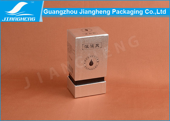 Rectangle Lid Separated Small Perfume Packaging Boxes With Black EVA Padding
