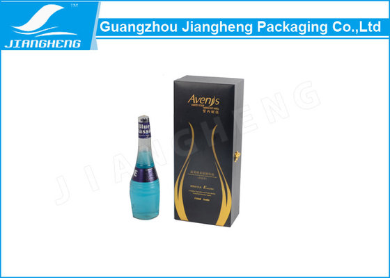 Matte Lamination Recycled Wine Packing Boxes Wooden Gift Boxes With Foam Insert