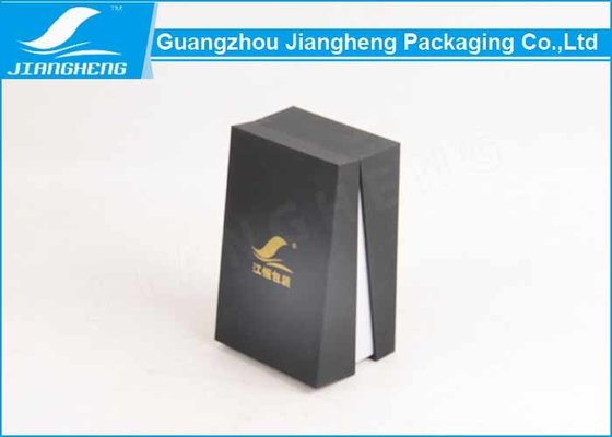 Handmade Luxury Perfume Packaging Boxes with Soft Black Paper Decoration