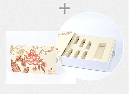 EM Drawer Gift Boxes / Cosmetic Packaging Boxes LOGO Printing Matte Surface