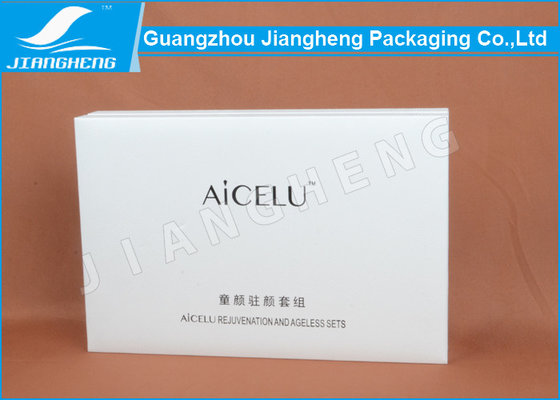 Custom Cosmetic / Makeup Set Cardboard Packaging Boxes Hot Stamping With EVA
