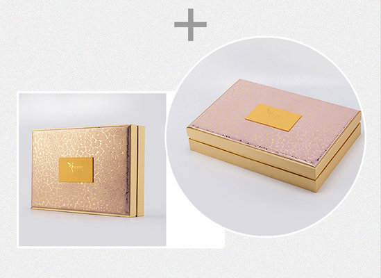 PU Leather Hardcover Storage Unique Packaging Boxes For Cosmetics / Makeup Set