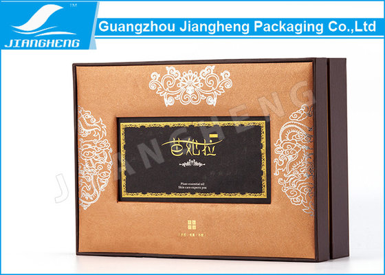Hot Stamping Perfume Essential Oil Packaging Boxes Foldable Lightweight