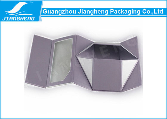 Personalized Collapsible Folding Packing Boxes Eco - Friendly With Logo Printing