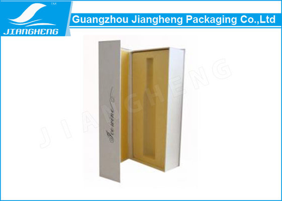 Cardboard Coated Paper Foldable Colorful Wine Bottle Packaging Boxes For Gift
