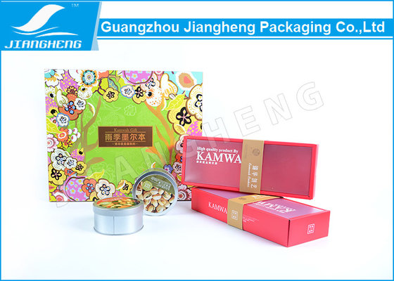 Printed Coated Paper Wooden Tea Gift Boxes Handmade Recyclable Luxury Tea Box
