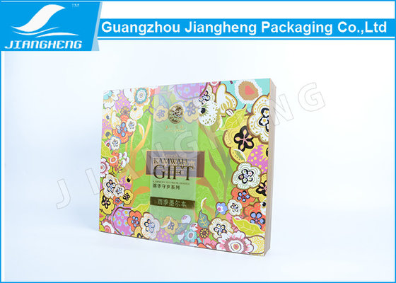 Printed Coated Paper Wooden Tea Gift Boxes Handmade Recyclable Luxury Tea Box