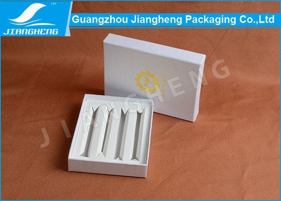 Pearly Paper Perfume Packaging Boxes With Insert 4 * 10ml Perfume Bottles