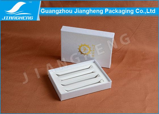 Pearly Paper Perfume Packaging Boxes With Insert 4 * 10ml Perfume Bottles