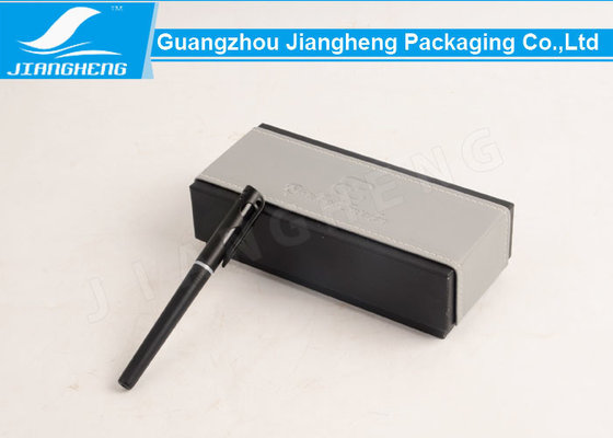 Durable Pen Gift Box Black Velvet Covered On Sponge Insert Paper Pen Box