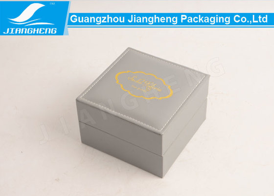 Gold Hot Stamping PU Leather Luxury Watch Packaging Boxes With Velvet BV Approval