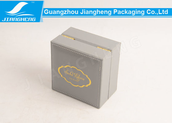 Gold Hot Stamping PU Leather Luxury Watch Packaging Boxes With Velvet BV Approval