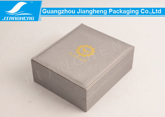 Glossy Lamination Luxury Leather Perfume / Fragrance Gift Boxes With Lids