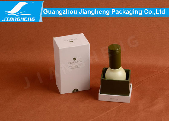 Lid And Based Cardboard Packing Boxes Essential Oil White Storage Box SGS