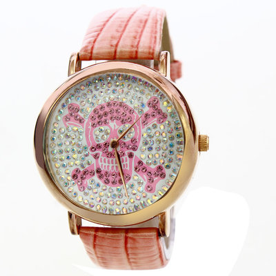 Fashion Leather Band Analog Quartz Watch , Waterproof Wrist Watch