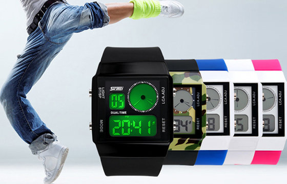 Liquid Crystal Analogue Watch