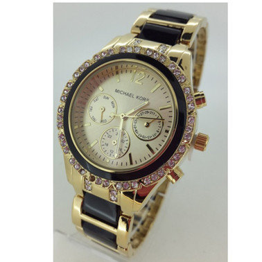 Analogue Watch SR626SW Battery Quartz Watches With Bling Bezel
