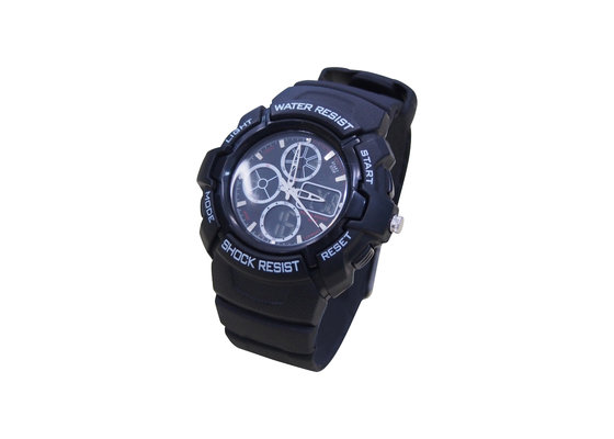 Multifunctional Hourly Chime Analog Digital Watches ,  Men Sport Wristwatch