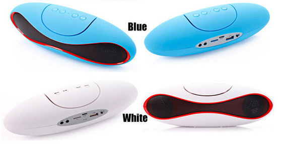 Unique Concise style Mini waterproof wireless bluetooth speaker With LED Light