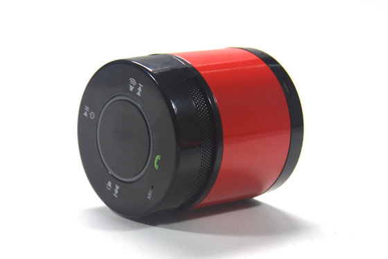 Hand Free Metal Shell Durable Round Wireless Mini Bluetooth Speaker