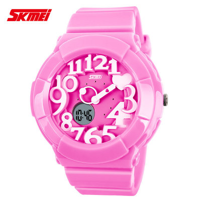 Women Latest Multifunction Sport Dual Time Analog Digital Watch