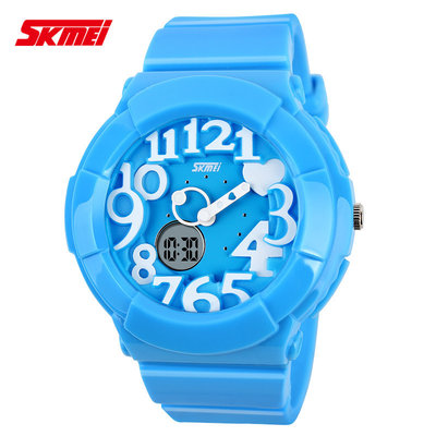 Women Latest Multifunction Sport Dual Time Analog Digital Watch