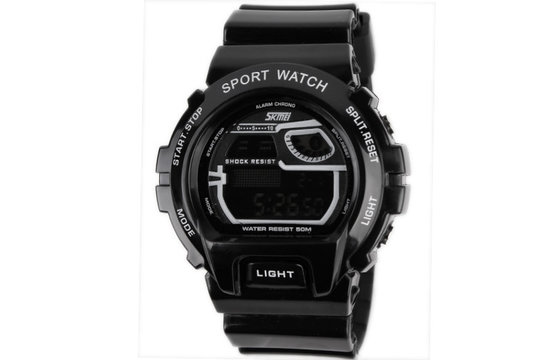 Waterproof Digital Wrist Watch Women Daily Alarm LCD Sport Watches