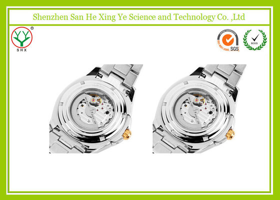 Multifunction Automatic Mechanical Watch Stainless Steel Skeleton For Female