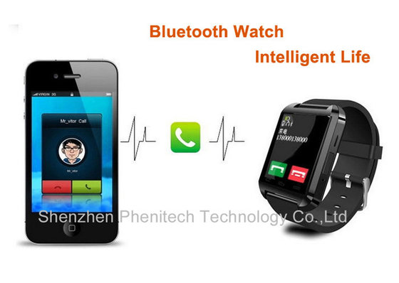 Fashionable OLED Bluetooth Smart Watch , Multifunction Bluetooth Digital Watch