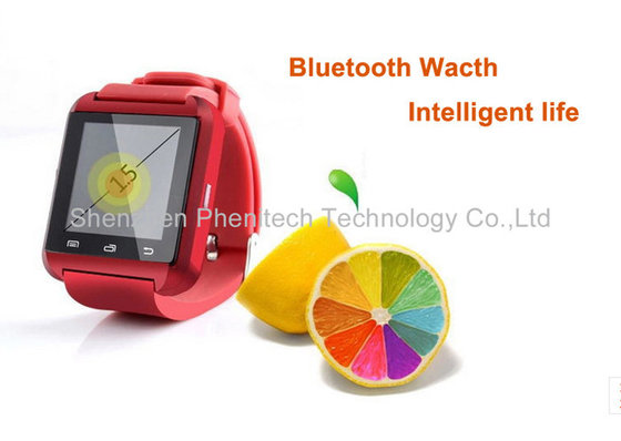 Multi Language Bluetooth Smartphone Watch / OLED Bluetooth Bracelet Watch