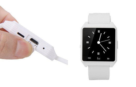 V Message / 360 / ZAKER LINE Bluetooth Smart Watch Wristwatch 128*128 Resolution