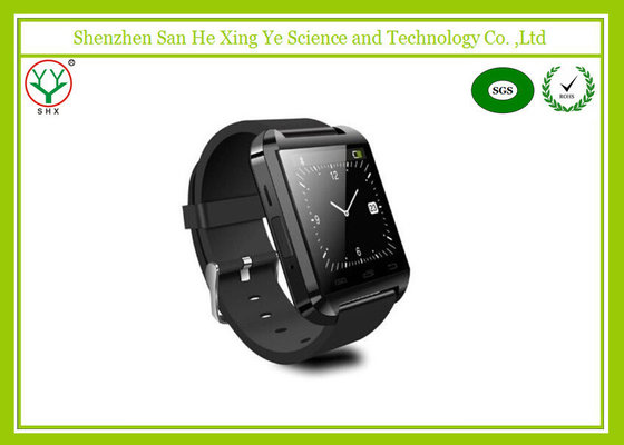 Smart Bluetooth Wrist Watch / Silicone Strap Watches For Android Iphone HTC