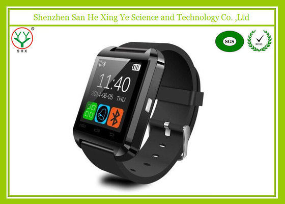 Smart Bluetooth Wrist Watch / Silicone Strap Watches For Android Iphone HTC