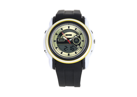 3 ATM Waterproof Multifuction Sport  Analog Digital Wristatch With Dual Display