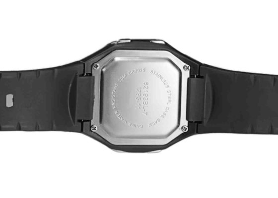 Rectangular Multifunction LCD Digital Watches With Japan Lithium Battery OEM