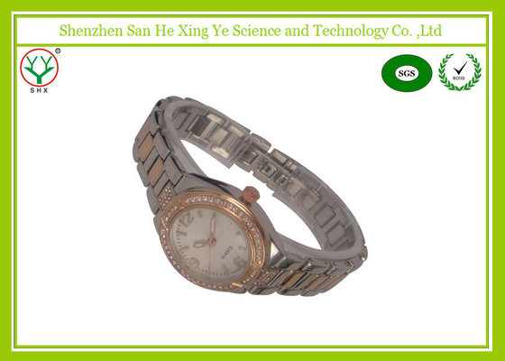 Fashion Silver Japan Movement Quartz Watch , Stainless Steel Wrist Watches