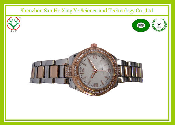 Fashion Silver Japan Movement Quartz Watch , Stainless Steel Wrist Watches