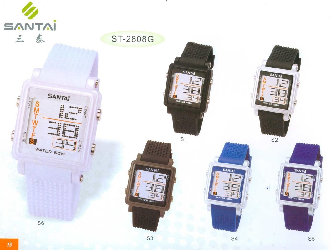 LCD digital watch ST-2808G