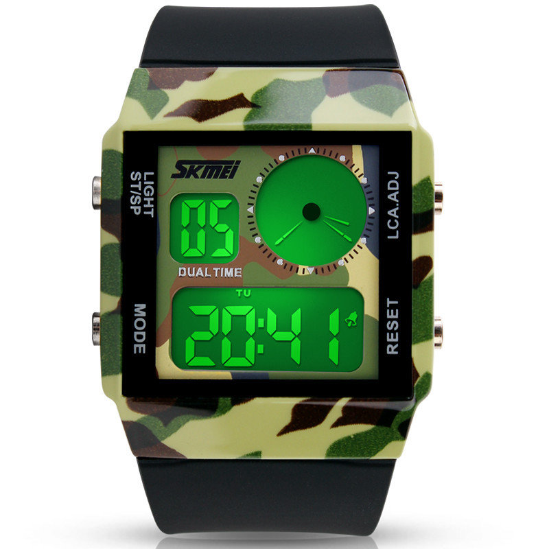 Army Color LCD Analogue Watch
