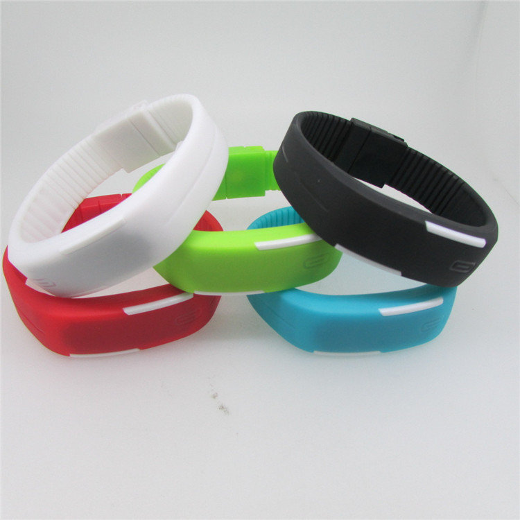 Fashion Silicone Mens Touch Screen Led Digital Sports Wrist Watch