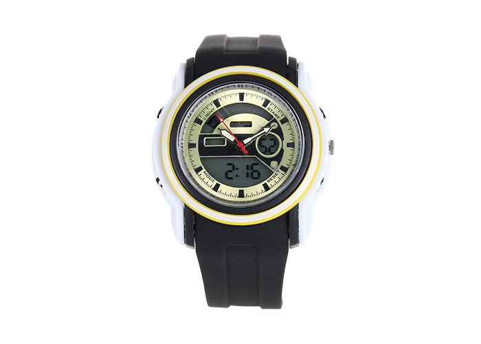 3 ATM Waterproof Multifuction Sport  Analog Digital Wristatch With Dual Display