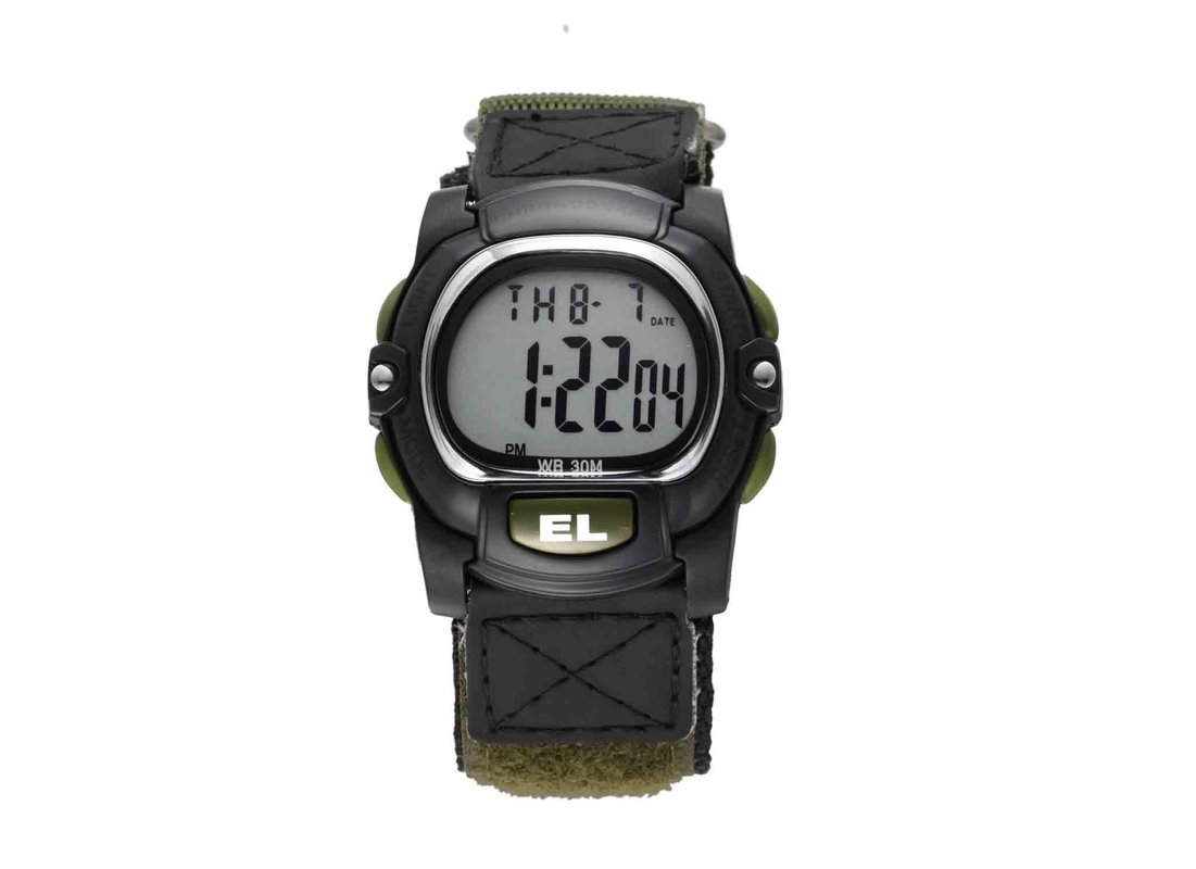 Fabric Strap Outdoor Sports Multifunction Digital Watches With Hourly Chime For Student