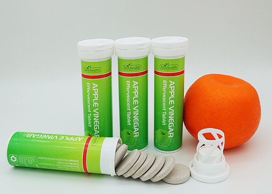 Private Label Effervescent Tablets Health Supplement Apple Vinegar Fizzy Vitamin Tablets